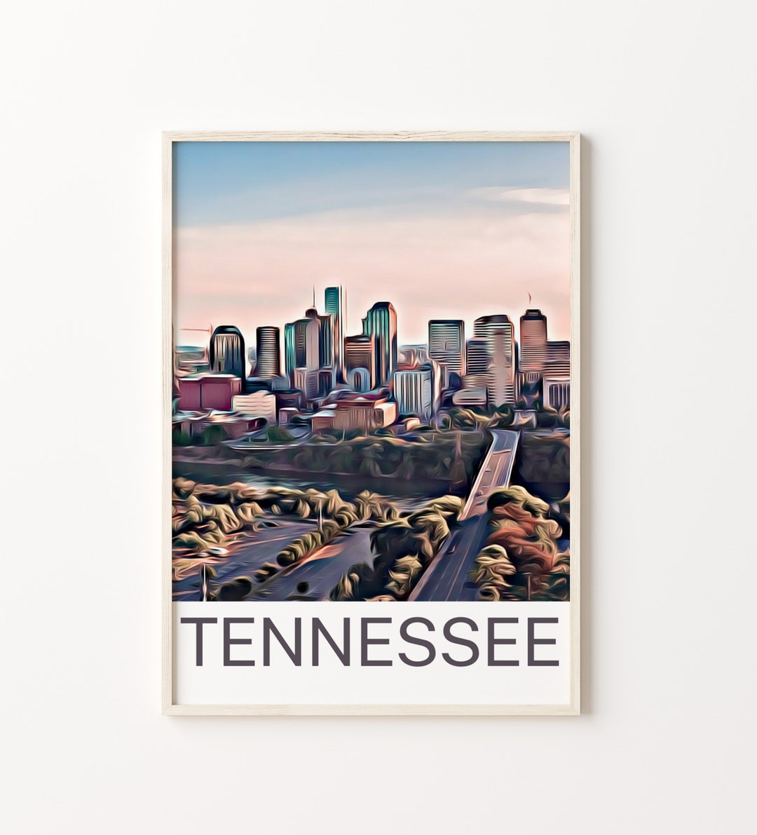 Tennessee Print, Tennessee Art, Tennessee Wall Art, Tennessee Art Print ...