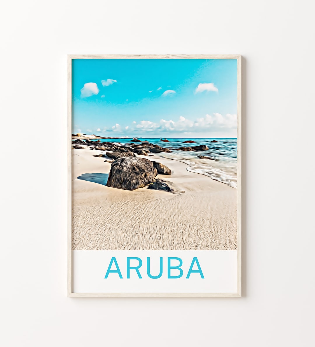 Aruba Travel Print, Aruba Wall Art, Aruba Poster, Aruba Art Print ...