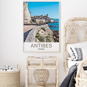Antibes Travel Print, Antibes Wall Art, Antibes Poster, Antibes Art Print, Antibes Wall Decor ...