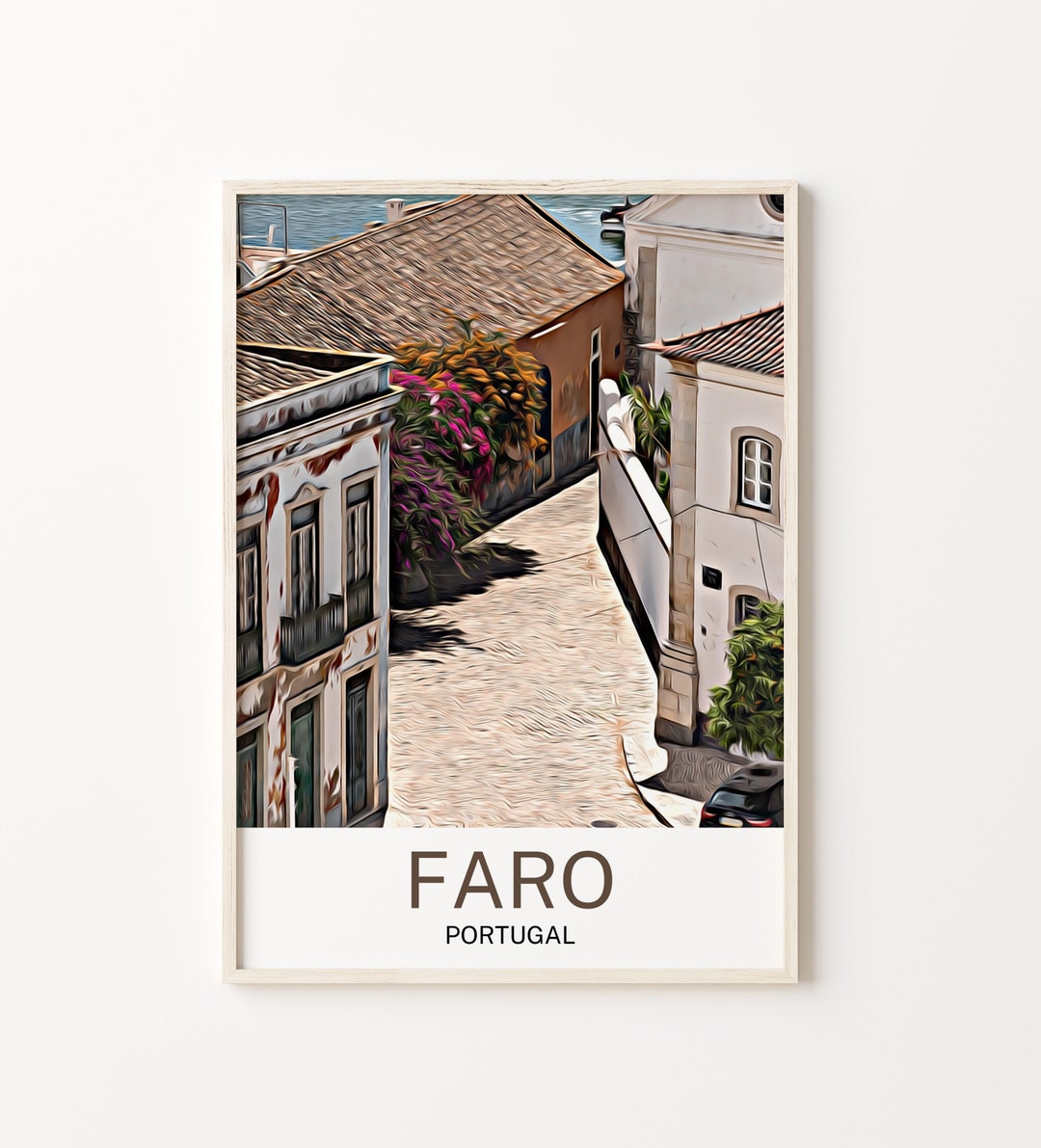 Faro Travel Print, Faro Wall Art, Faro Art, Faro Artwork, Faro Art ...
