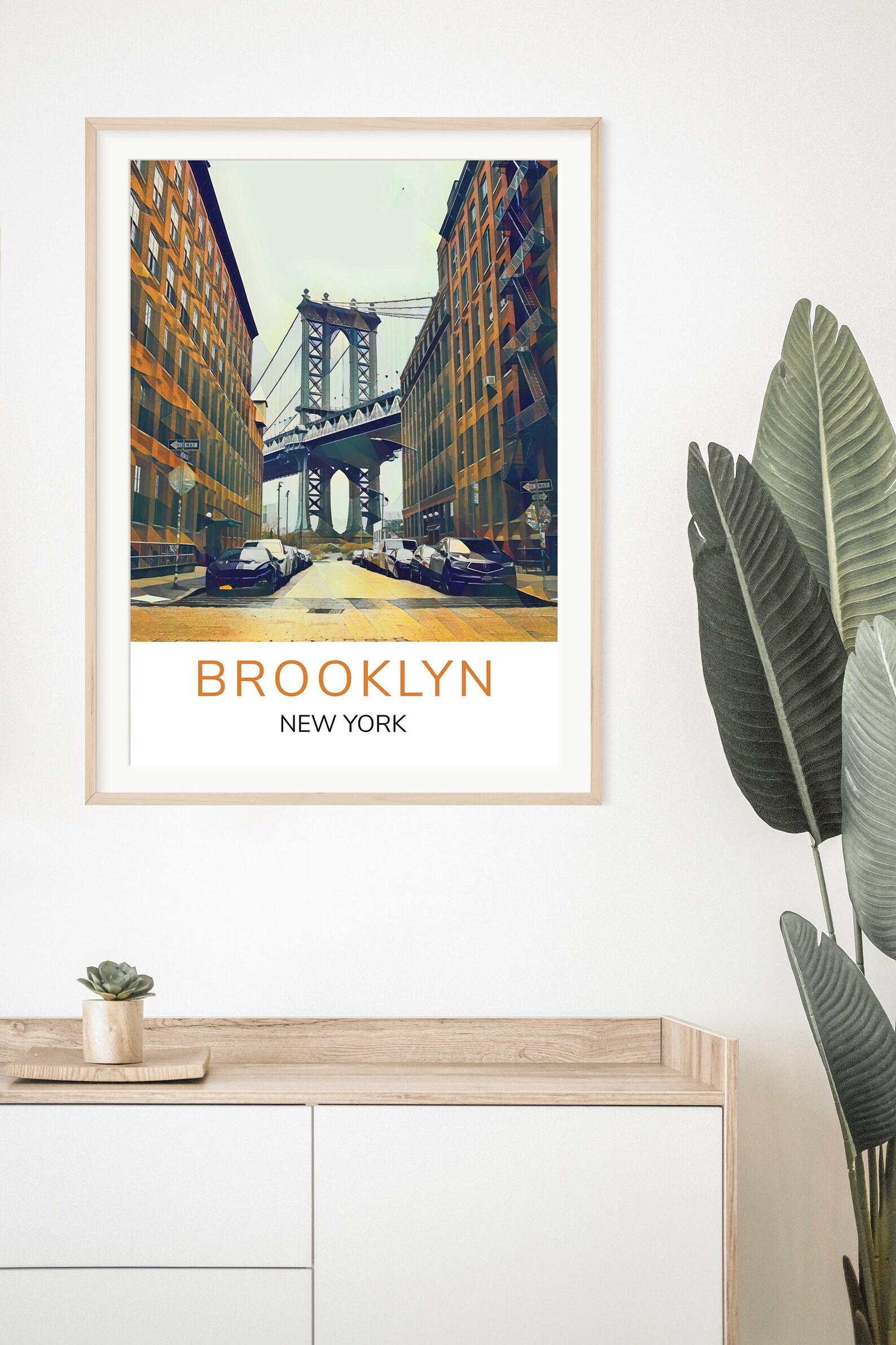 Brooklyn Wall Art Brooklyn Print Brooklyn Wall Decor | Etsy