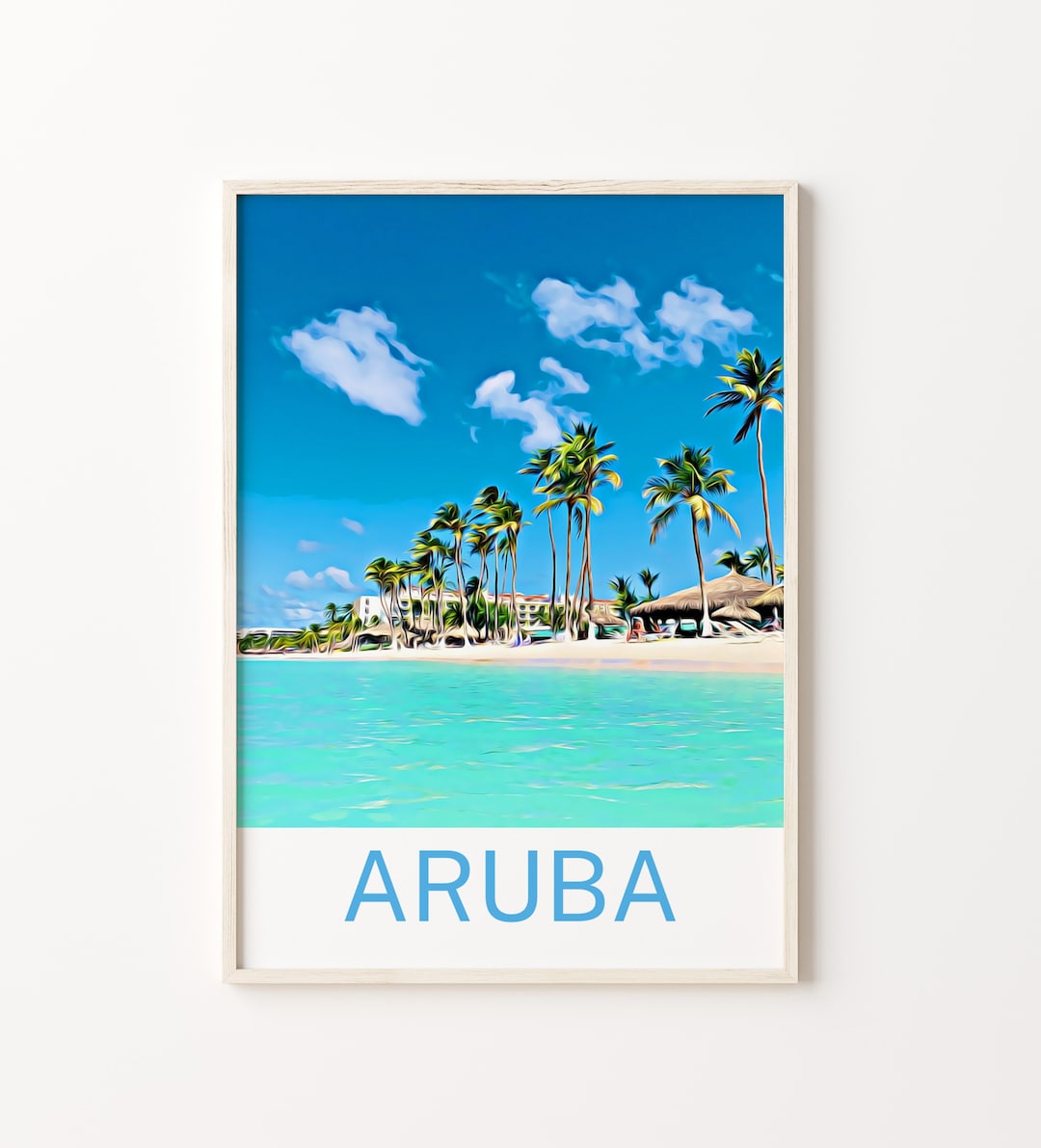 Aruba Print, Aruba Art, Aruba Wall Art, Aruba Art Print, Aruba Artwork ...