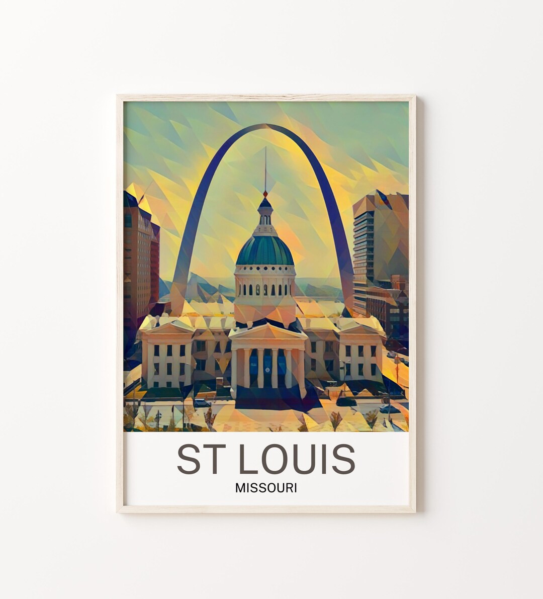 St Louis Art, St Louis Wall Art, St Louis Print, St Louis Art Print, St ...