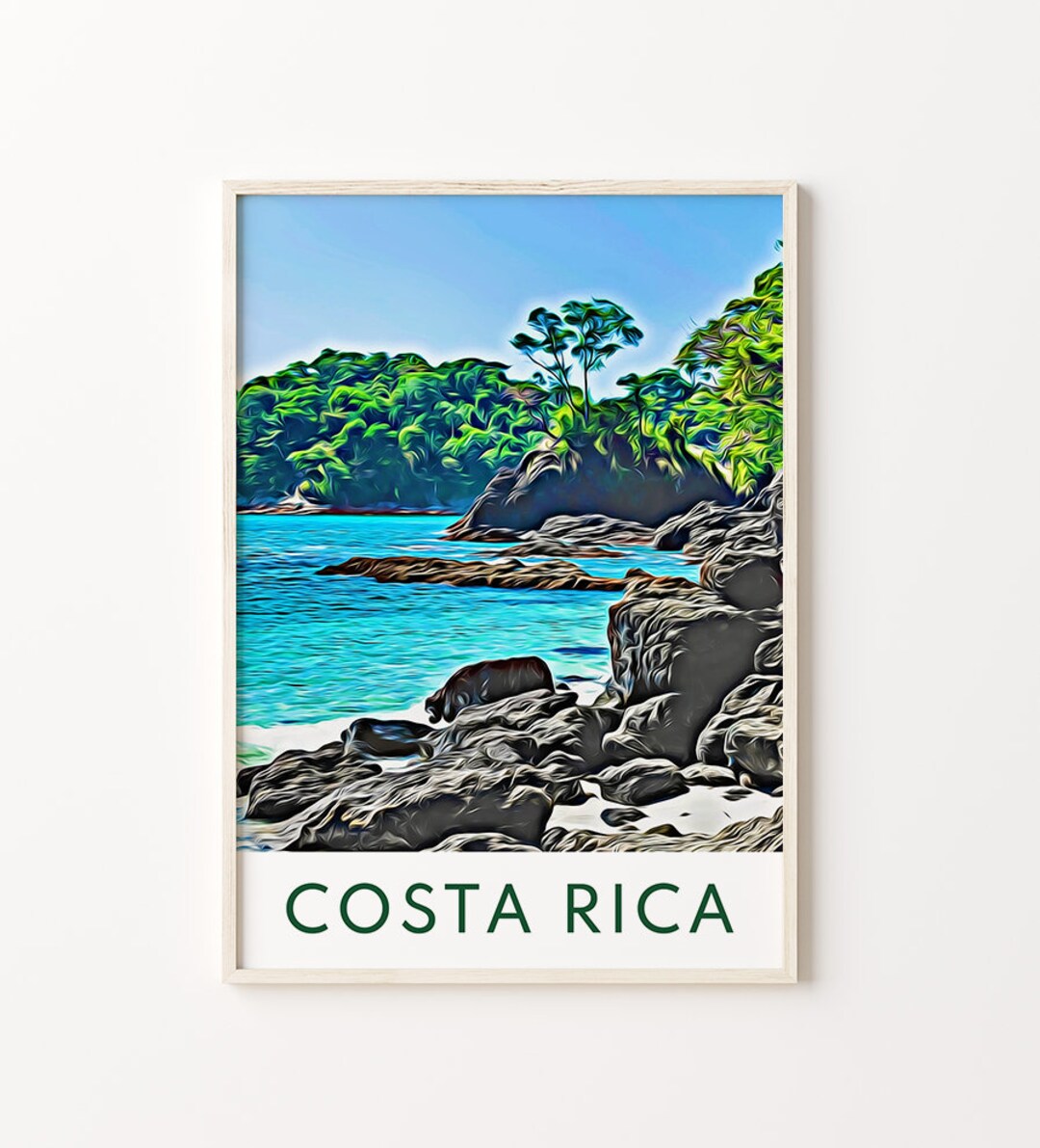 Costa Rica City Prints, Costa Rica City Art Prints, Costa Rica Travel ...