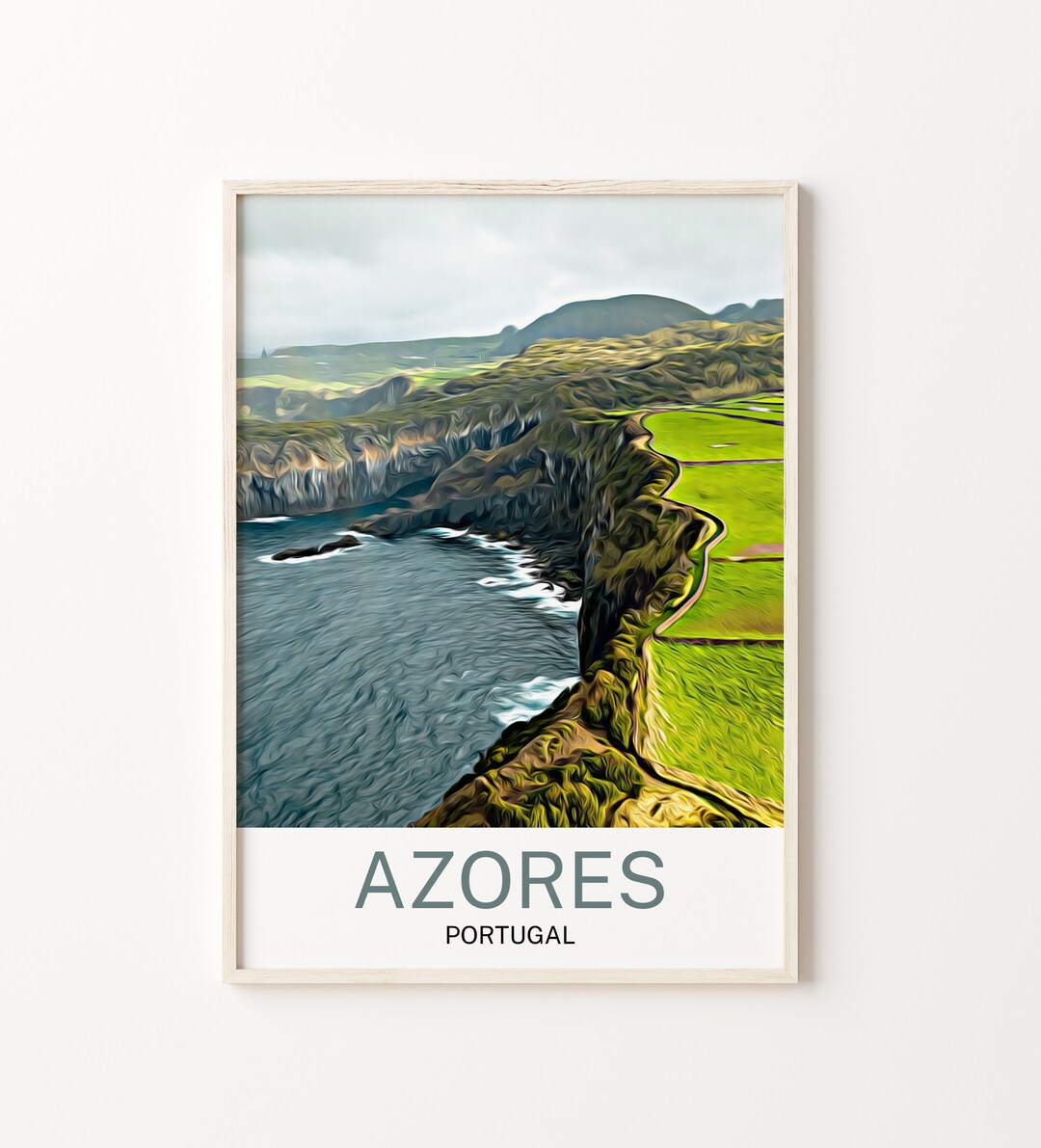 Azores Print, Azores Art, Azores Wall Art, Azores Art Print, Azores ...