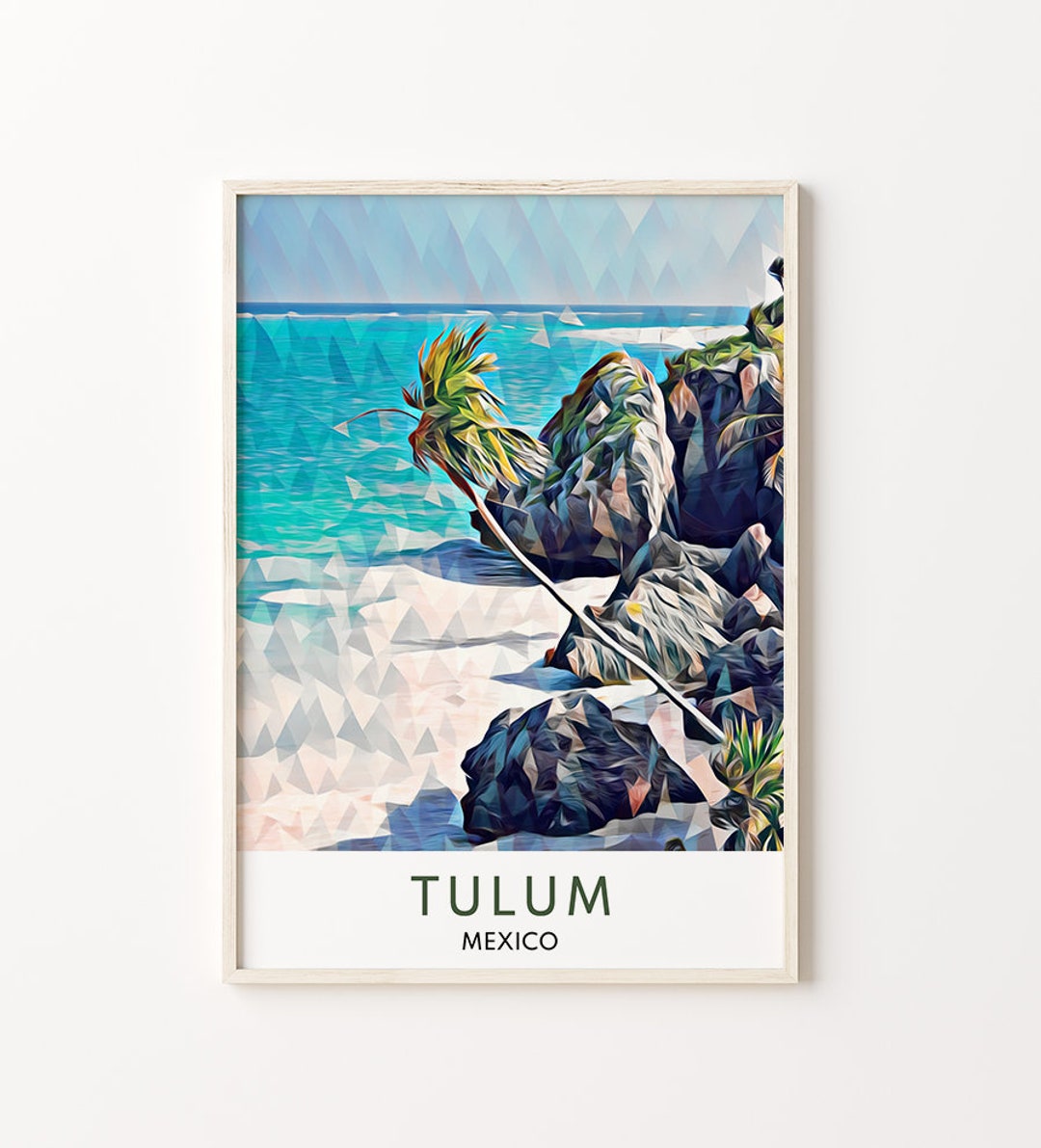 Tulum, Mexico, Tulum Art. Tulum Print,mexico Art, Mexico Wall Art ...