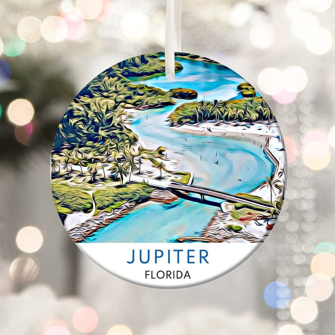 Jupiter Ornament, Christmas Ornament, Tree Ornament, Jupiter Christmas ...