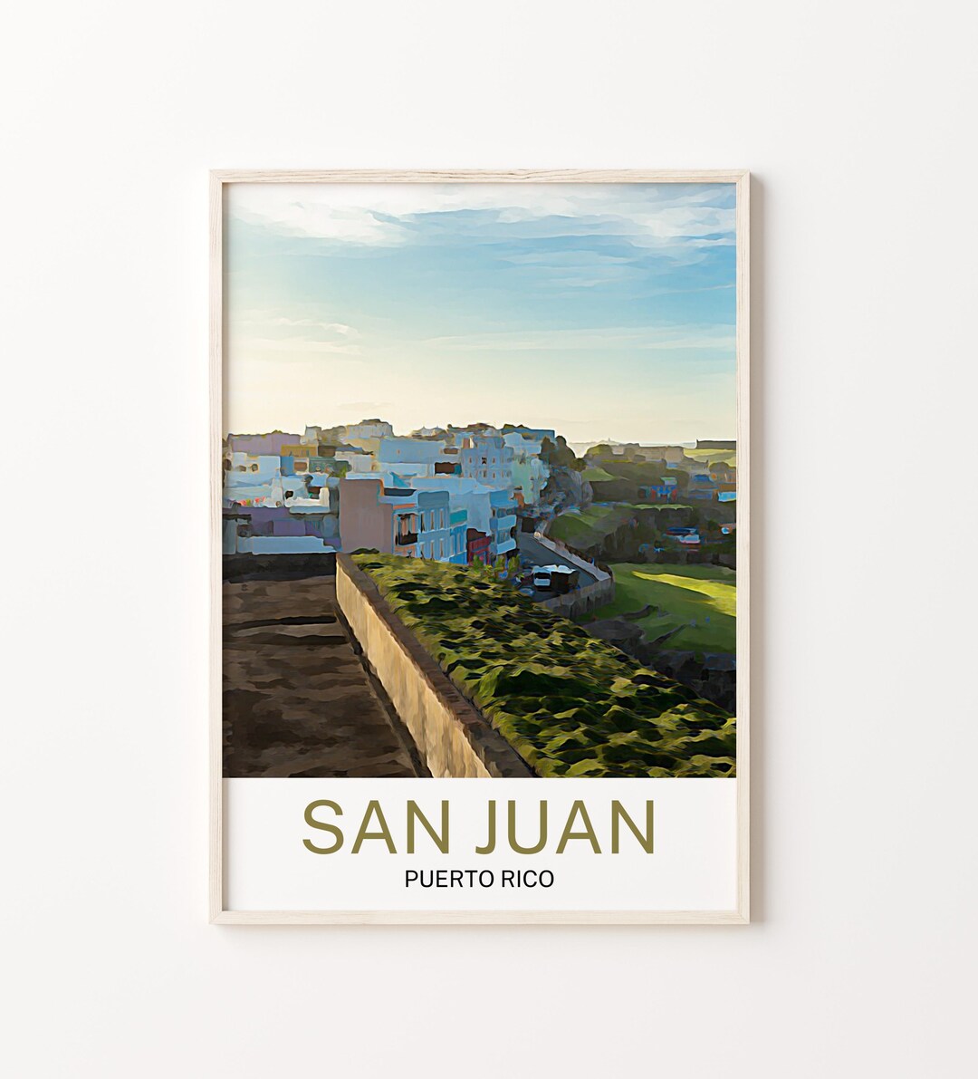 San Juan Travel Print, San Juan Wall Art, San Juan Poster, San Juan Art ...