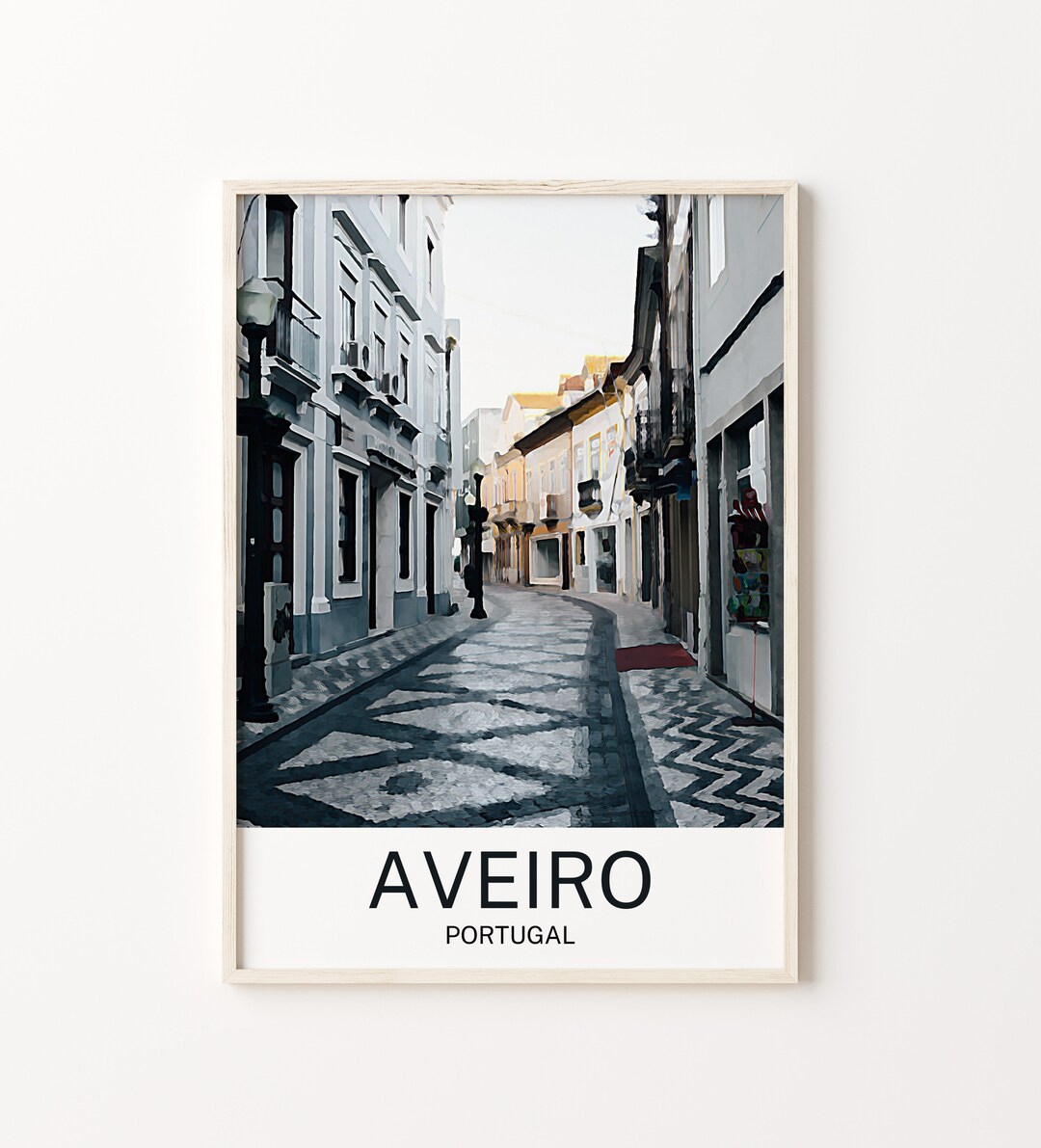 Aveiro Print, Aveiro Art, Aveiro Wall Art, Aveiro Art Print, Portugal Poster, Aveiro Artwork ...