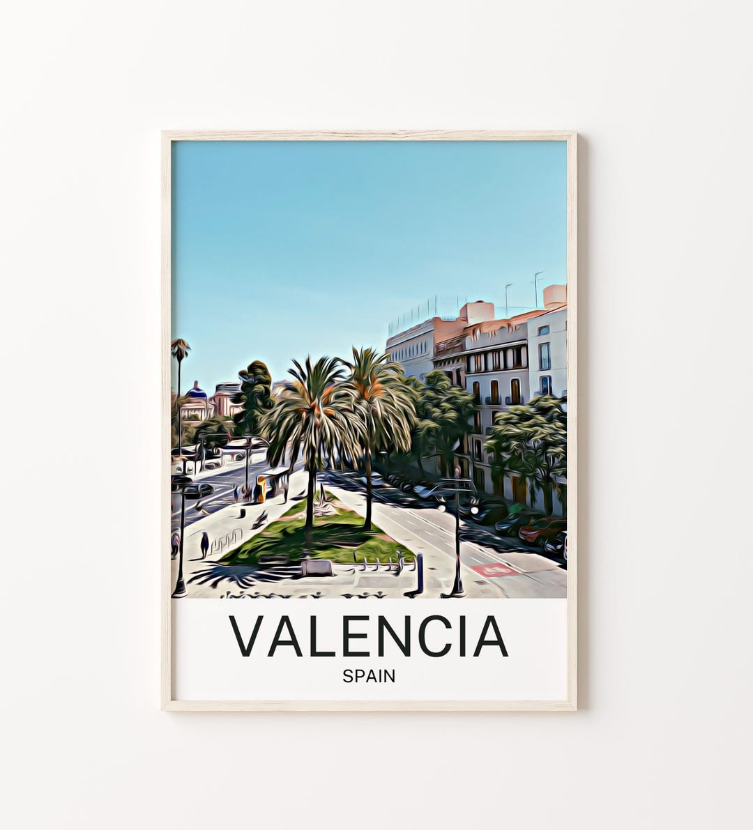Valencia Art Print, Valencia Poster Print, Valencia Wall Art, Home ...