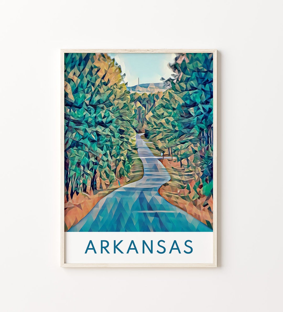 Arkansas, Arkansas Wall Art, Arkansas Art, Arkansas Art Print, Arkansas ...