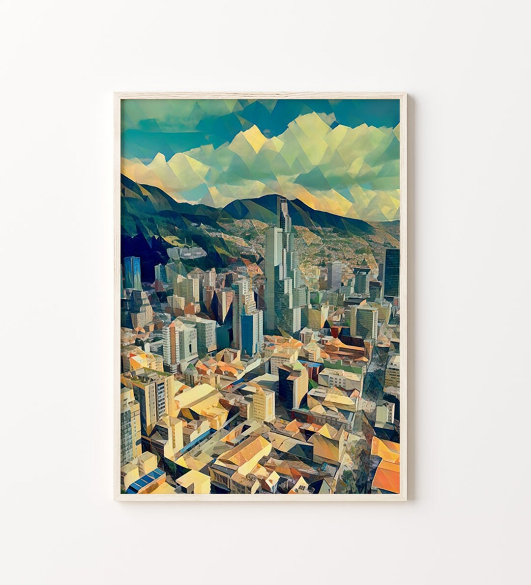 Bogota Print, Bogota Wall Art, Bogota Poster, Bogota Art, Bogota ...