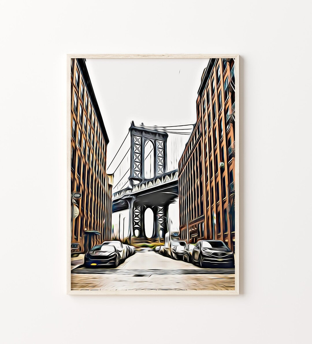 Brooklyn Print, Brooklyn Wall Art, Brooklyn Art, Brooklyn Poster ...