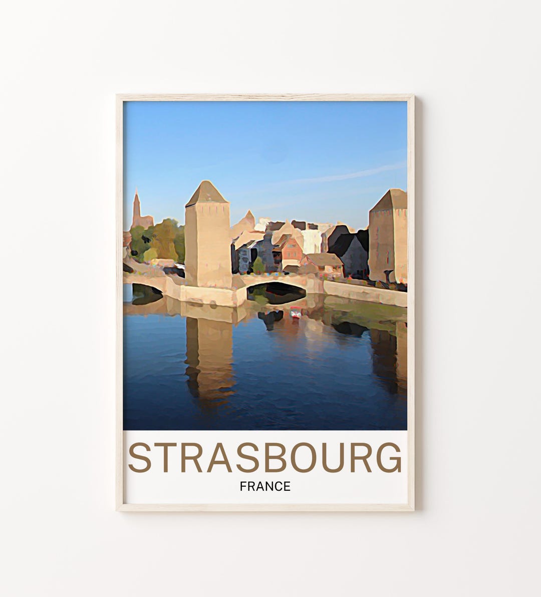 Strasbourg Art Print, Strasbourg Poster Print, Strasbourg Wall Art ...