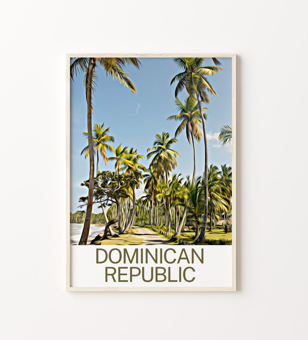 Dominican Republic Travel Print, Dominican Republic Wall Art, Dominican ...