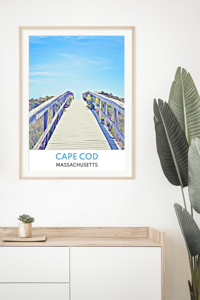 Cape Cod Print Cape Cod Wall Art Cape Cod Art Massachusetts | Etsy