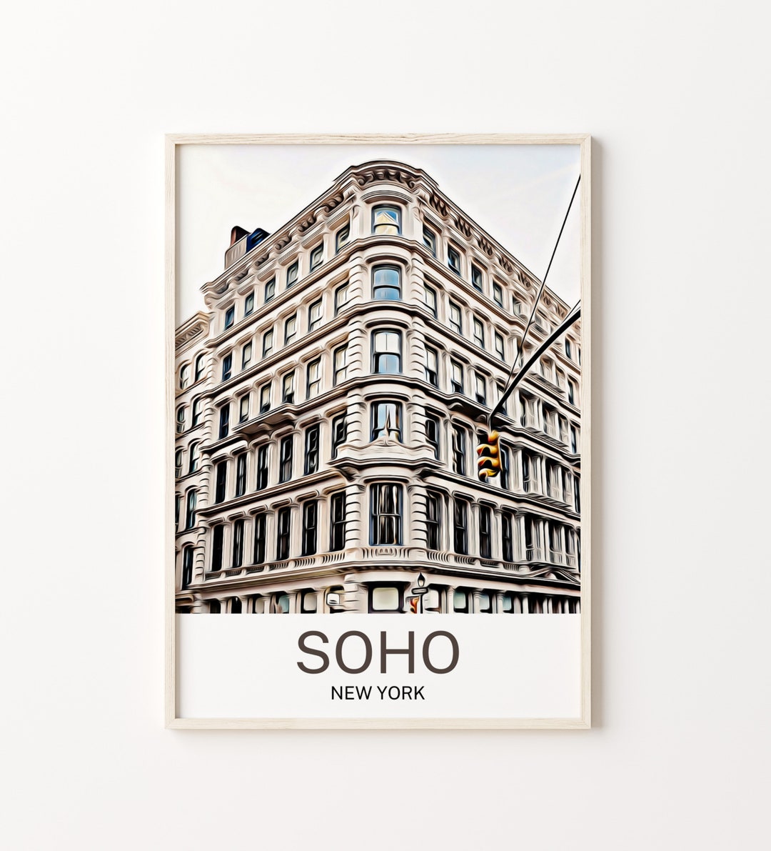 Soho, New York Print, Soho Print, Soho Wall Art, NYC Poster, Soho ...