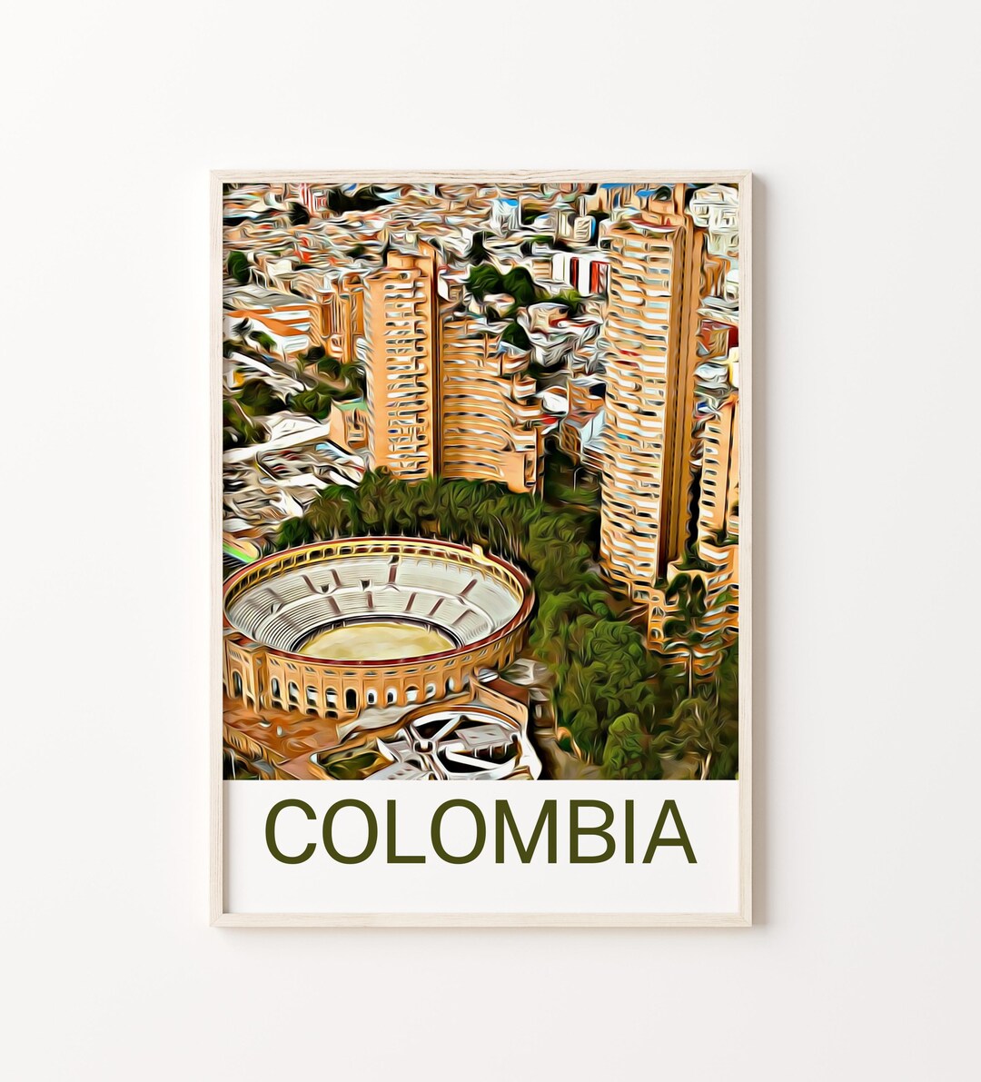 Colombia, Colombia Print, Colombia Wall Art, Colombia Poster, Colombia ...
