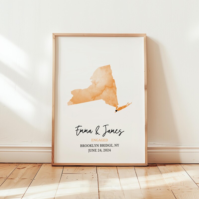Engagement Print - Etsy
