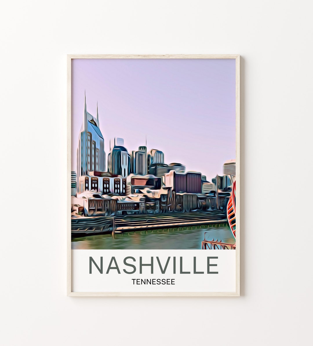 Nashville Print, Nashville Art, Nashville Wall Art, Nashville Art Print ...