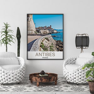 Antibes Travel Print, Antibes Wall Art, Antibes Poster, Antibes Art Print, Antibes Wall Decor ...