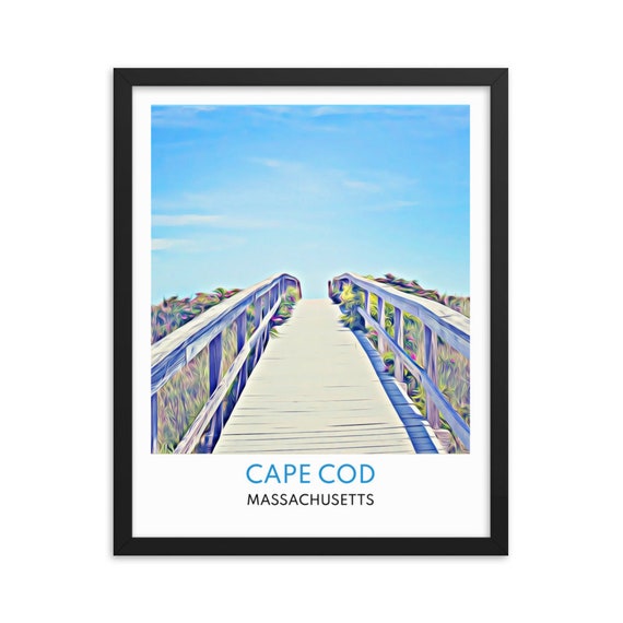 Cape Cod Print Cape Cod Wall Art Cape Cod Art Massachusetts | Etsy