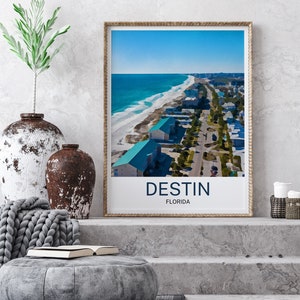 Destin Print, Destin Wall Art, Destin Poster, Destin Art Print, Destin ...