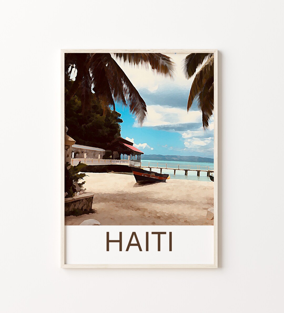 Haiti, Haiti Print, Haiti Wall Art, Haiti Poster, Haiti Painting, Haiti ...