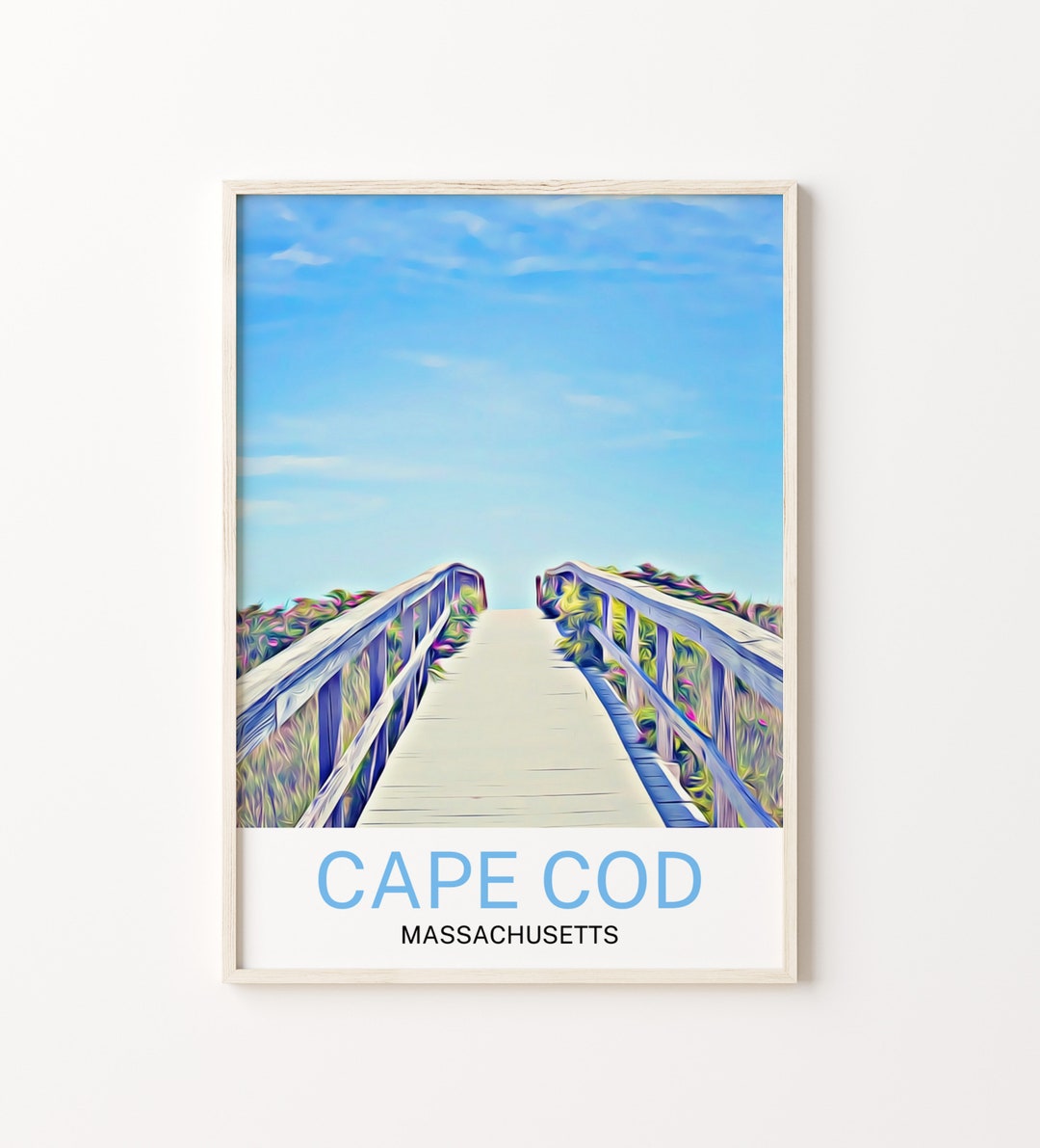 Cape Cod Travel Print, Cape Cod Wall Art, Cape Cod Poster, Cape Cod Art ...