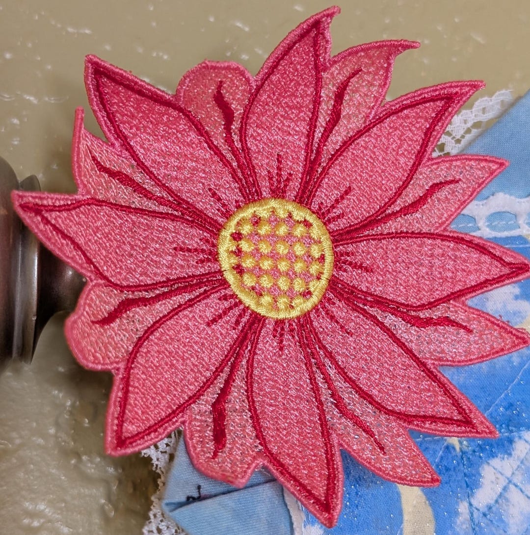 FSL Daisy Embroidery Design. Digital File ONLY - Etsy