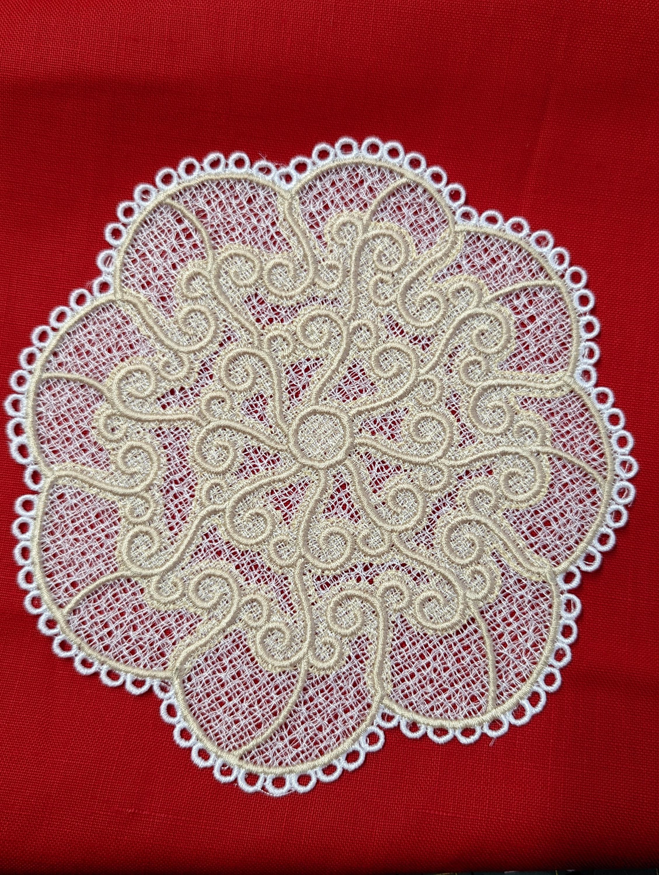 FSL Doily Embroidery Design. Digital Design ONLY. - Etsy