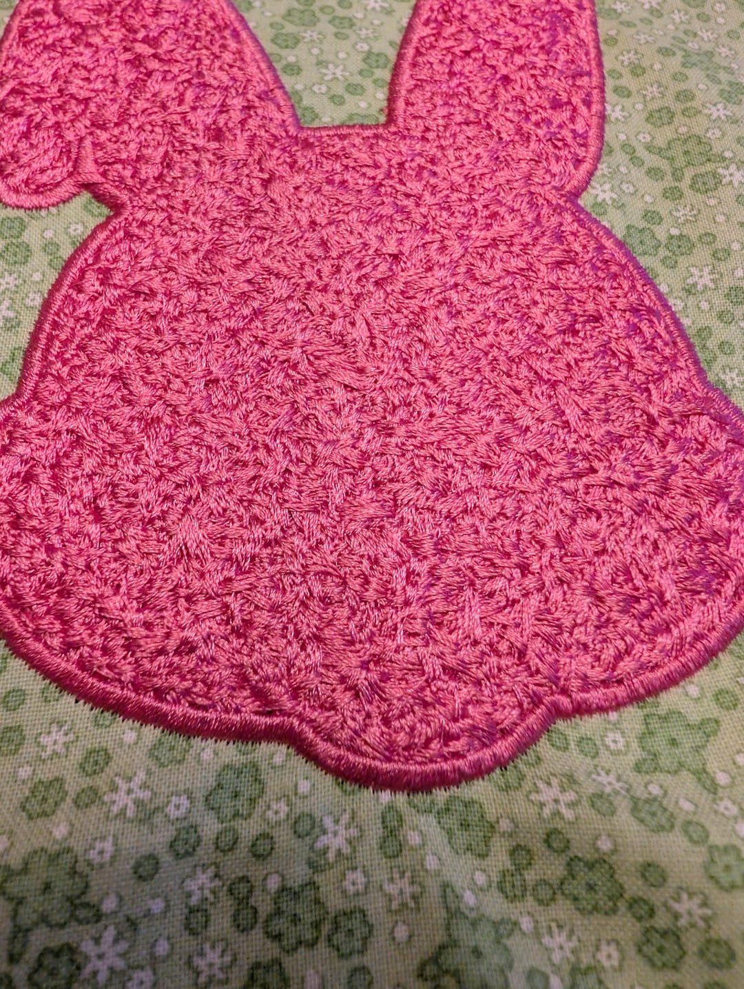 Faux Chenille Embroidery. Raised Embroidery Design. Digital File ONLY ...