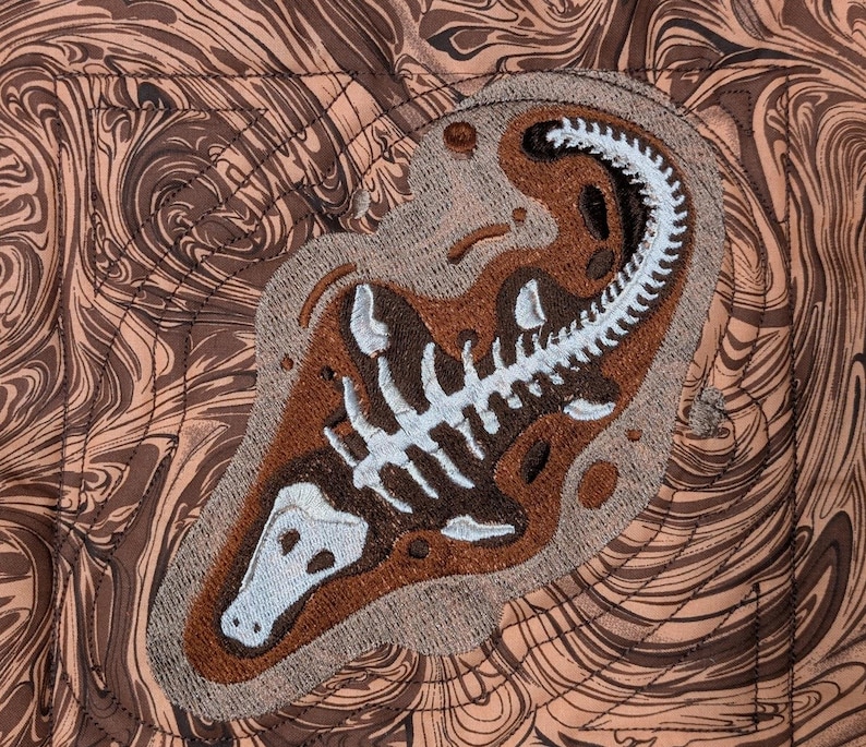 Dinosaur Fossils Embroidery Designs: Set of 6 (digital Download) - Etsy