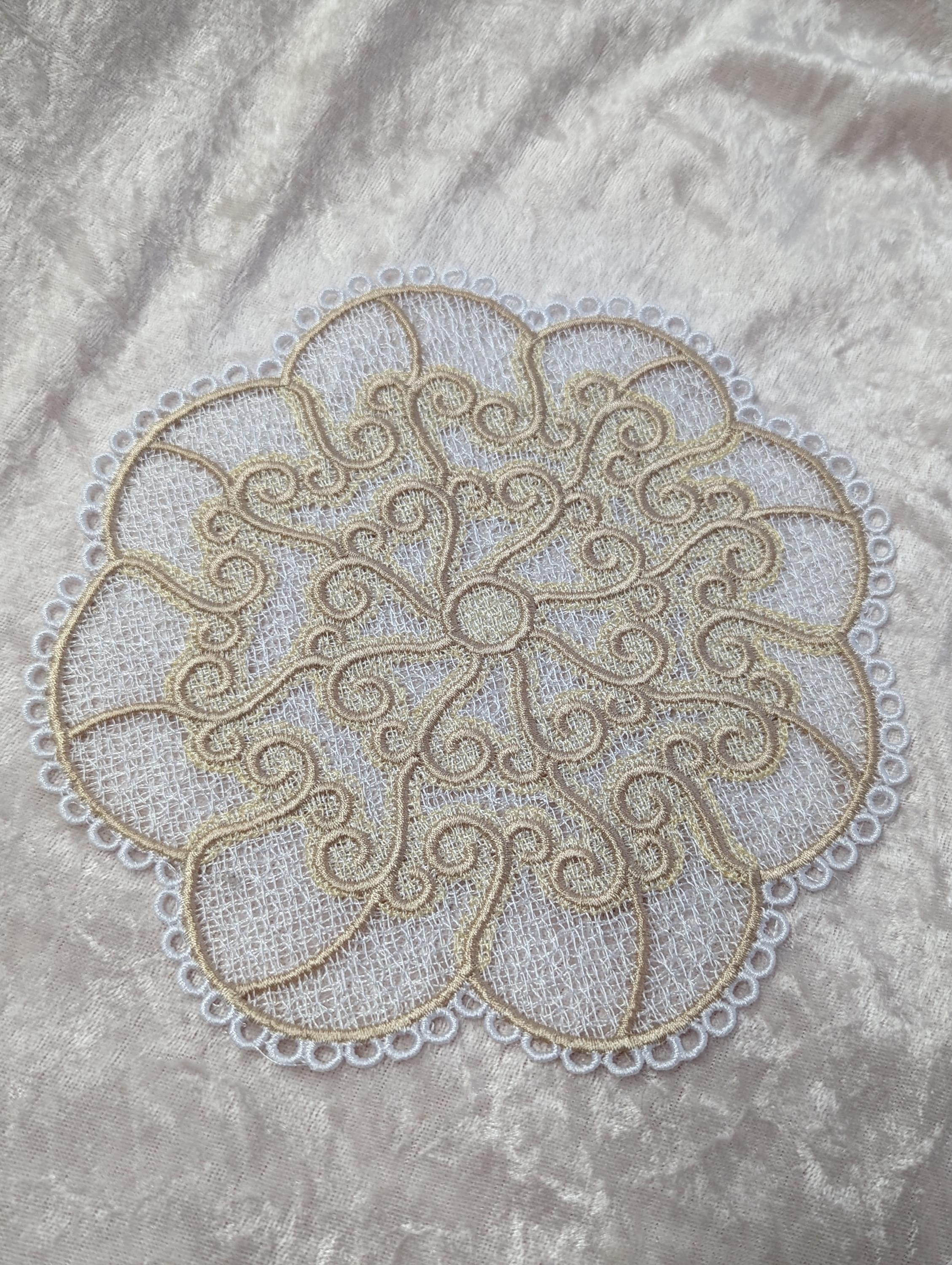 FSL Doily Embroidery Design. Digital Design ONLY. - Etsy