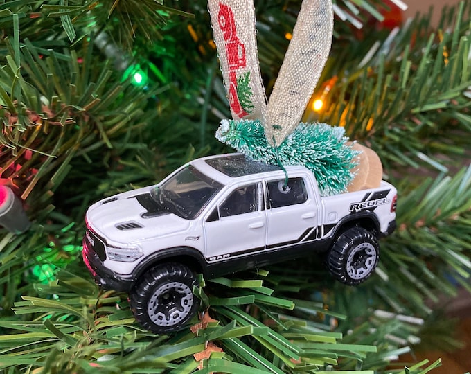 Dodge Ram 1500 Rebel Hot Wheels Christmas Tree Ornament, Dodge Truck ...
