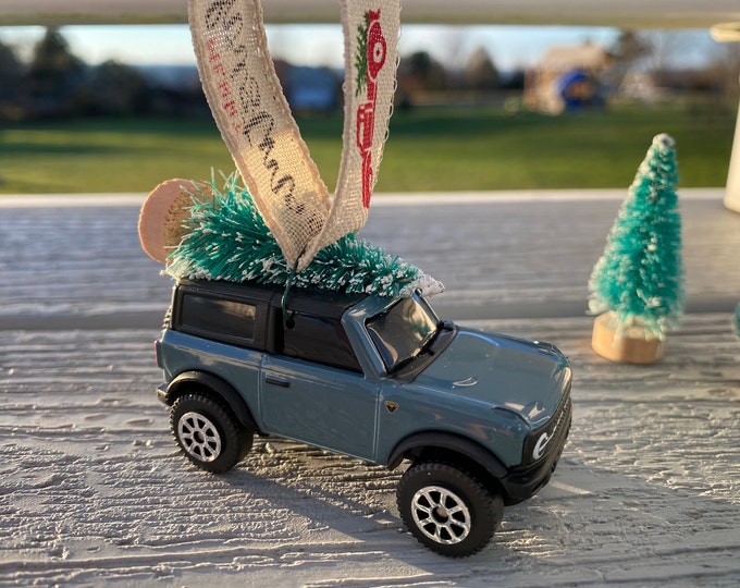 Custom 2021 Ford Bronco Die-cast Christmas Tree Ornament, Ford Bronco ...