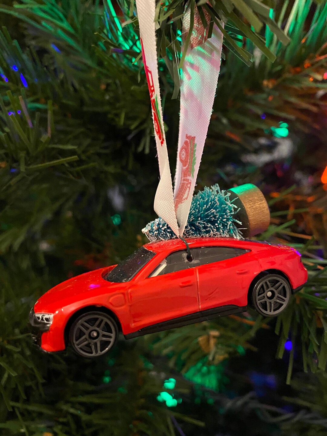 Custom Audi RS E-tron GT Christmas Tree Ornament Made From Hot Wheels ...