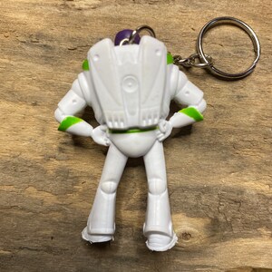 Handmade Up-cycled Toy Story Keychain, YOUR CHOICE Buzz Lightyear or ...