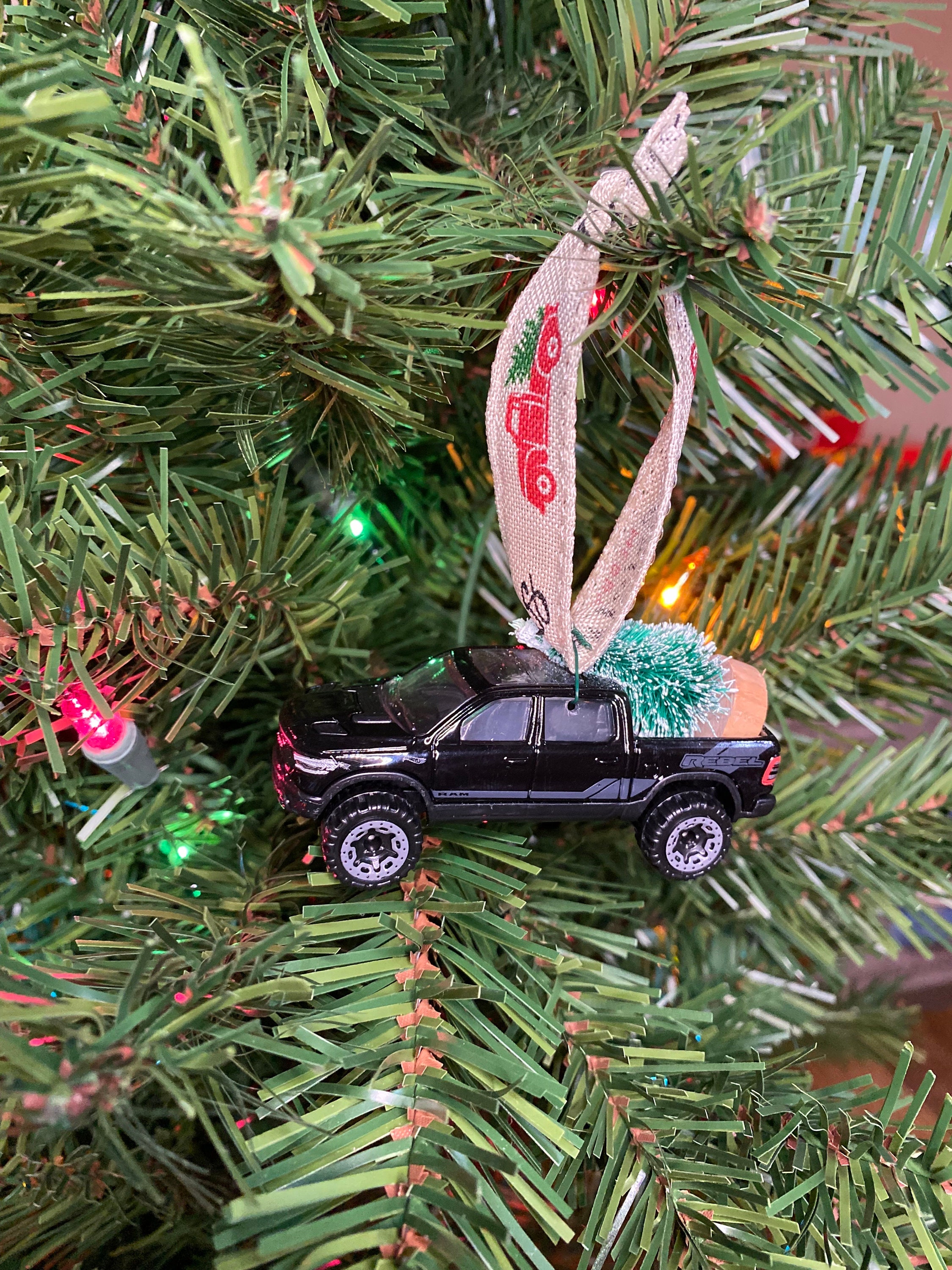 Dodge Ram 1500 Rebel Hot Wheels Christmas Tree Ornament, Dodge Truck ...