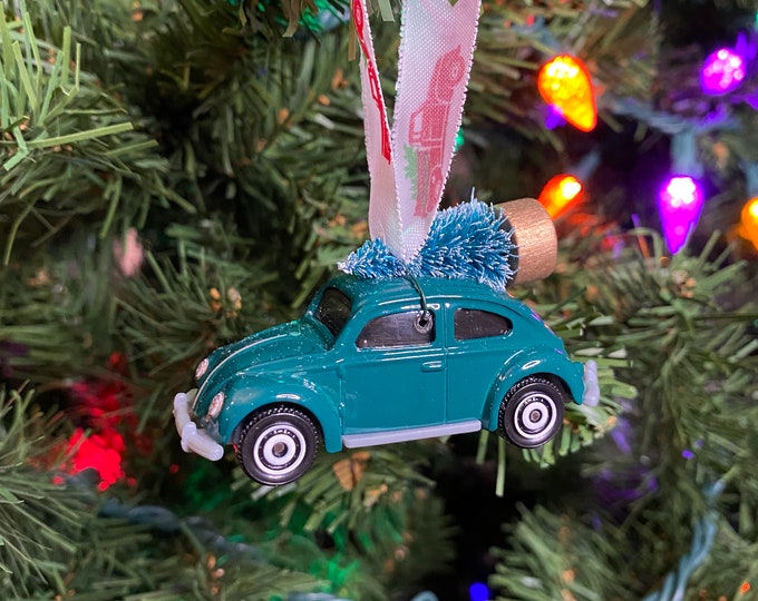 1962 Volkswagen Beetle Matchbox Christmas Tree Ornament_vintage VW Bug ...