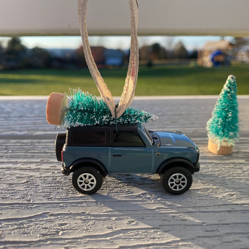 Custom 2021 Ford Bronco Die-cast Christmas Tree Ornament, Ford Bronco ...