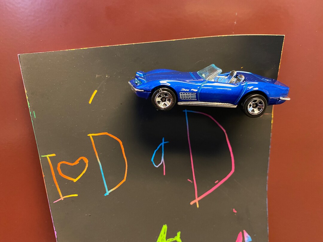 Custom 1972 Corvette Stingray Convertible Hot Wheels Magnet, Gift for ...