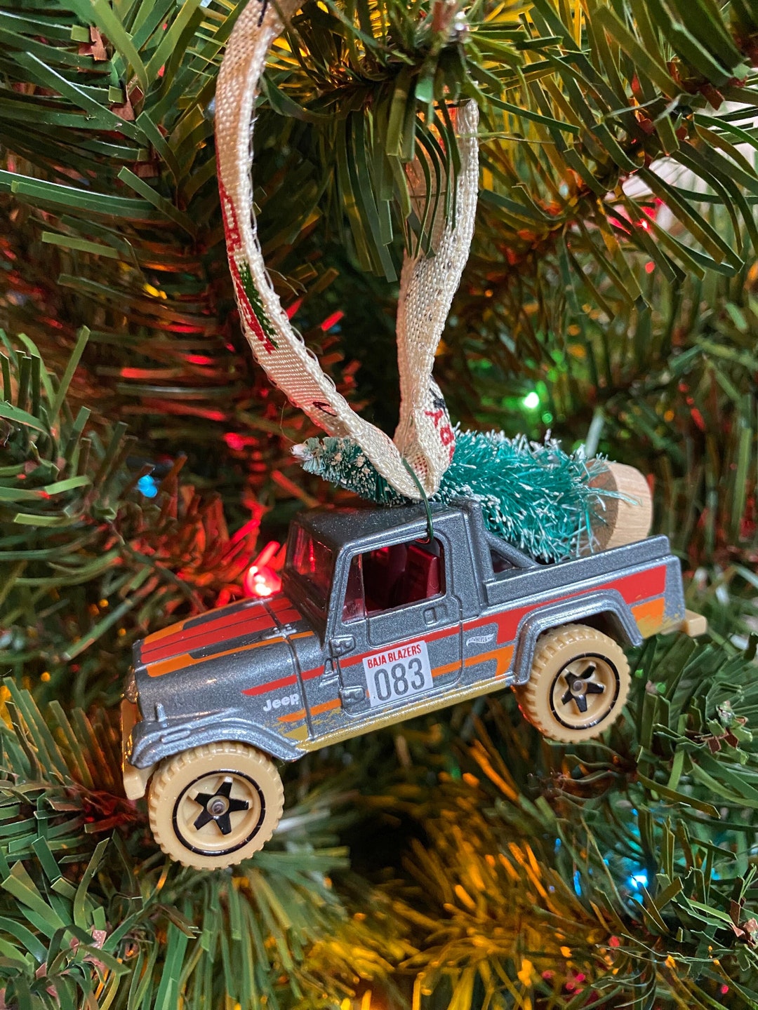 Jeep Scrambler Christmas Ornament – Hot Wheels Off-road Truck Gift for ...