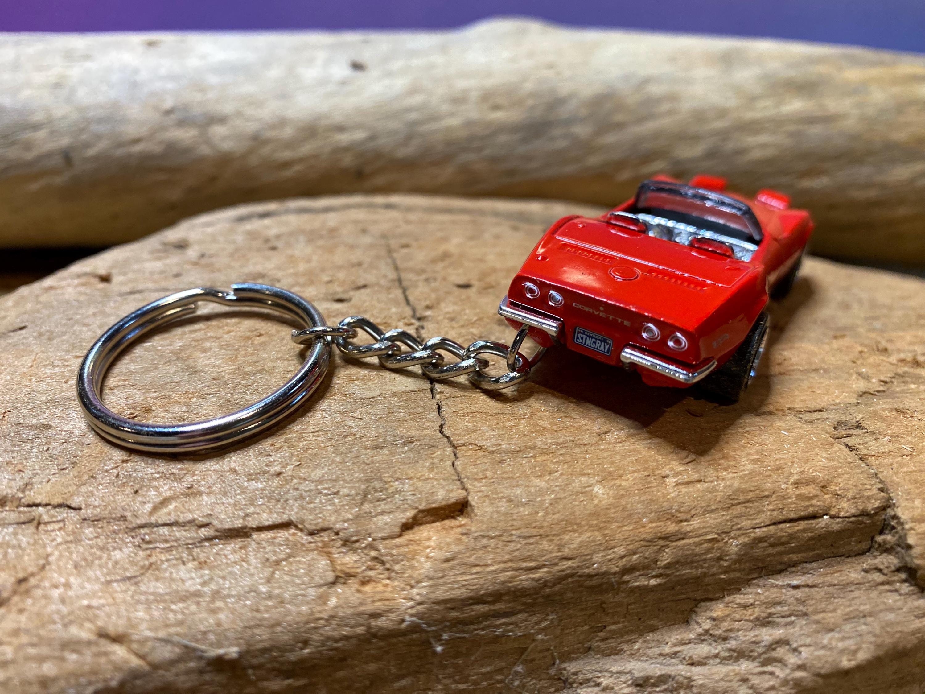 1972 Corvette Stingray Hot Wheels Keychain, Gifts for Dad, Corvette Die ...