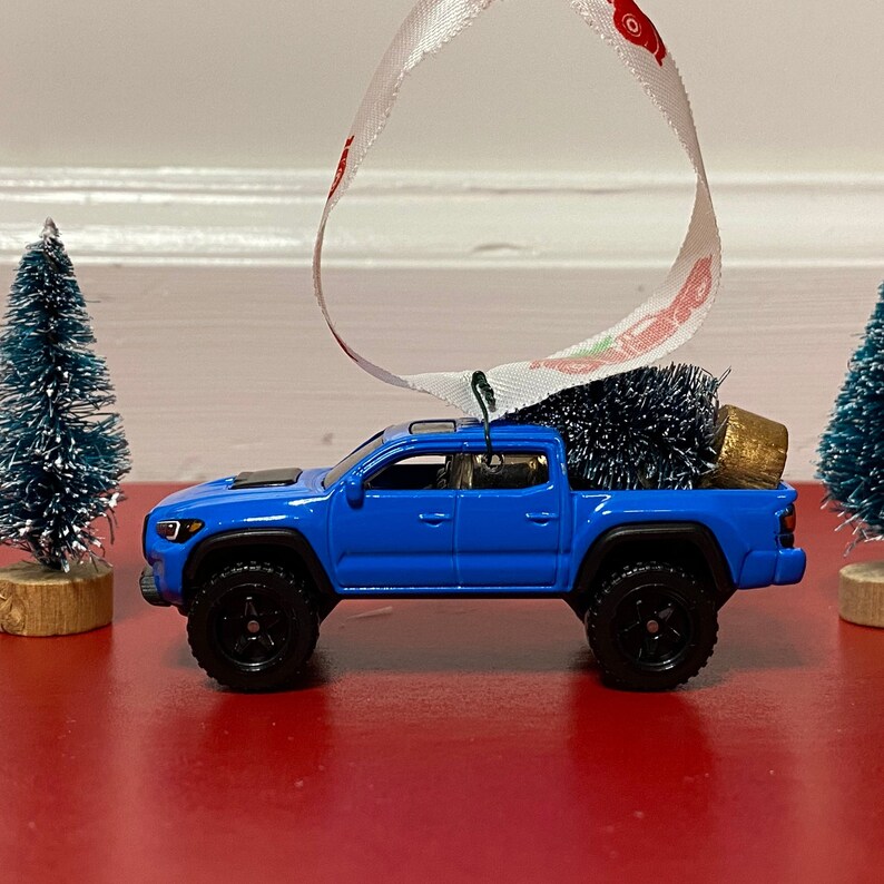 Custom 2020 Toyota Tacoma Hot Wheels Christmas Tree Ornament_stocking ...