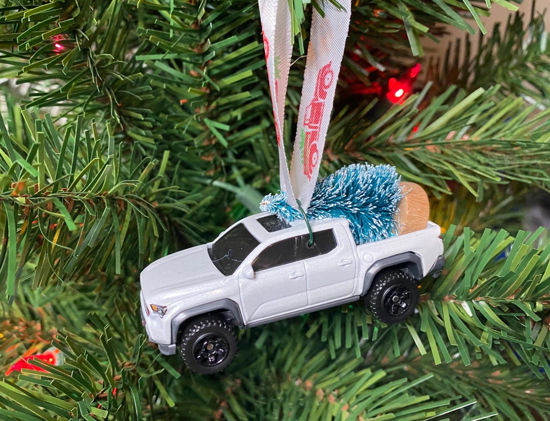 2024 Toyota Tacoma Hot Wheels Christmas Tree Ornament, 4th Gen Tacoma ...
