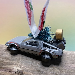 Back to the Future Delorean Christmas Tree Ornament, Father's Day Gift ...