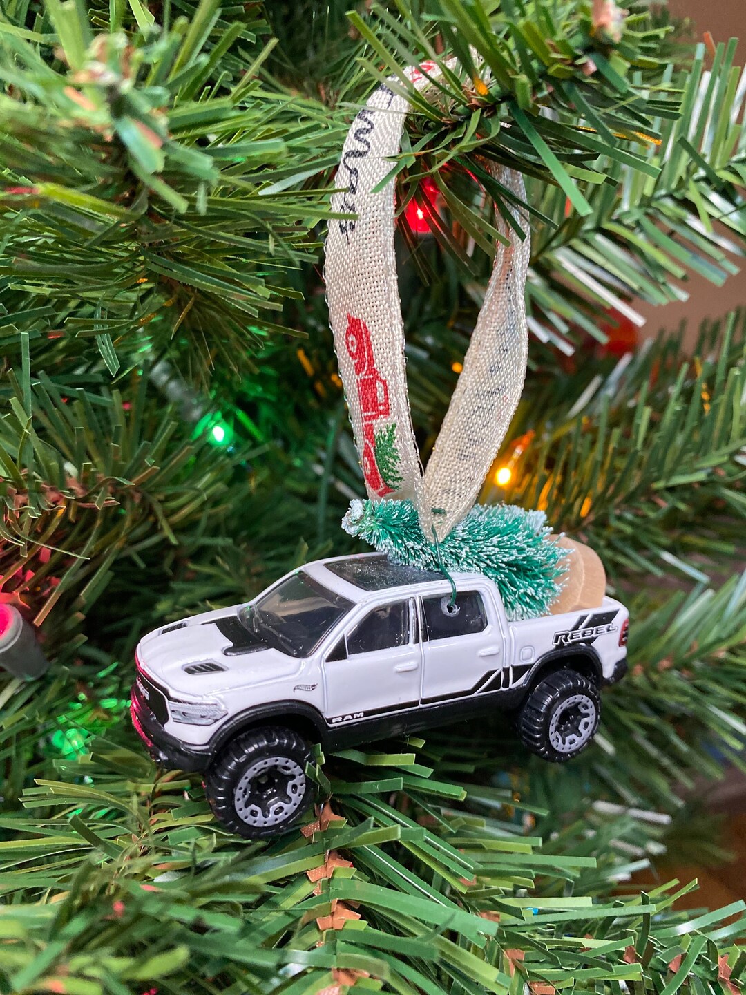 Dodge Ram 1500 Rebel Hot Wheels Christmas Tree Ornament, Dodge Truck ...