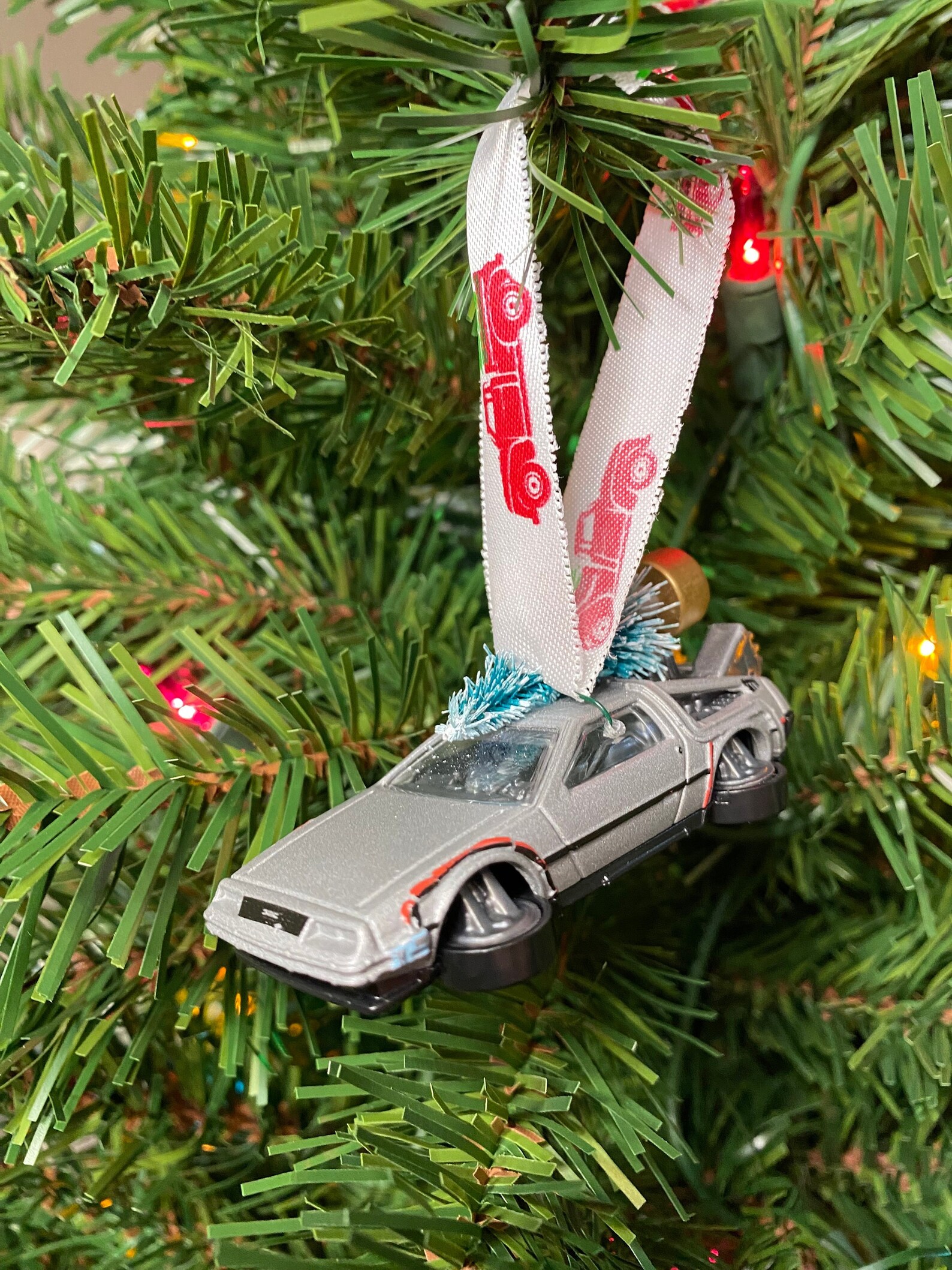Back to the Future Delorean Christmas Tree Ornament, Stocking Stuffer ...