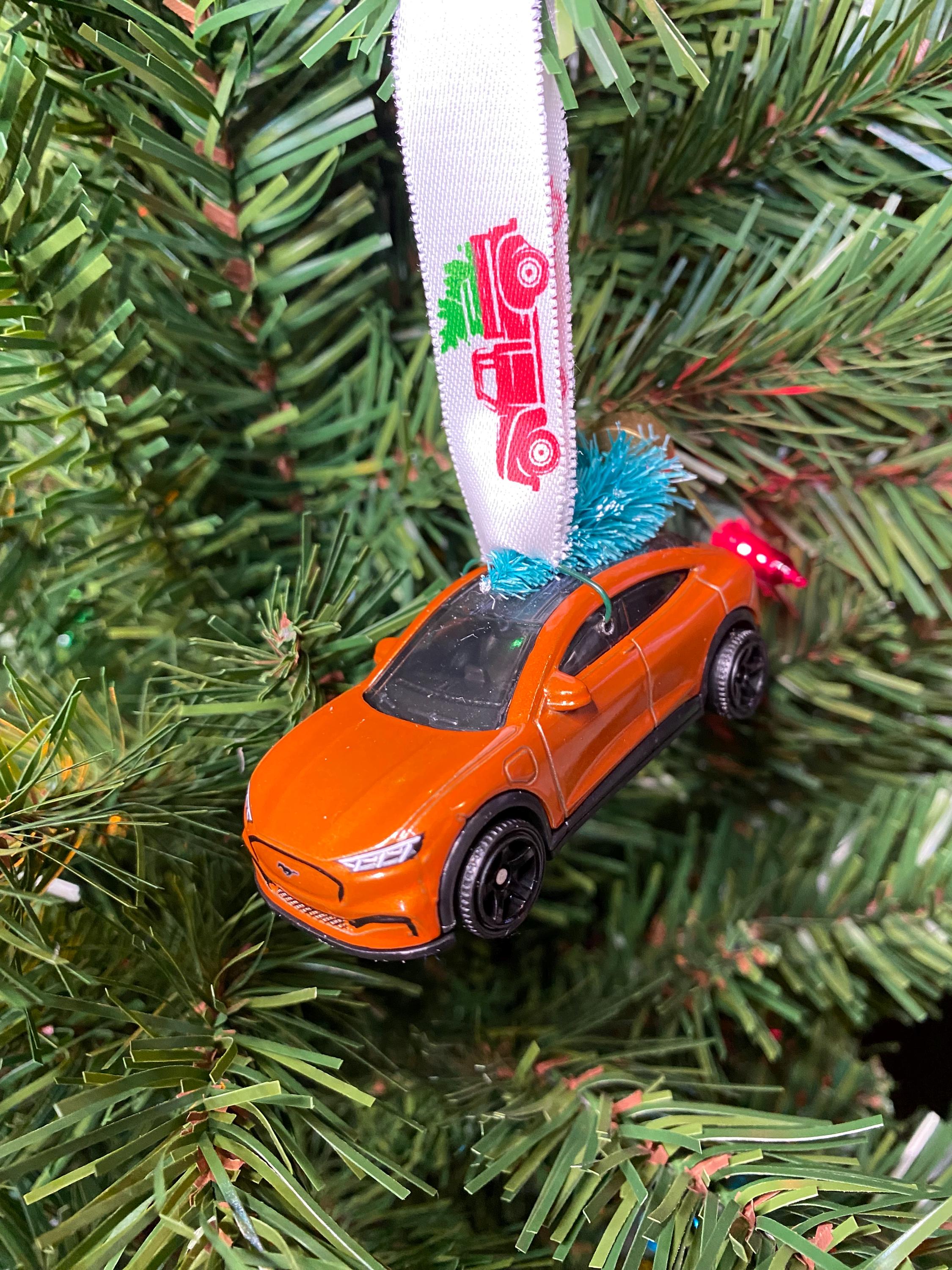 2021 Ford Mustang Mach-e Matchbox Car Christmas Tree Ornament, Father's ...